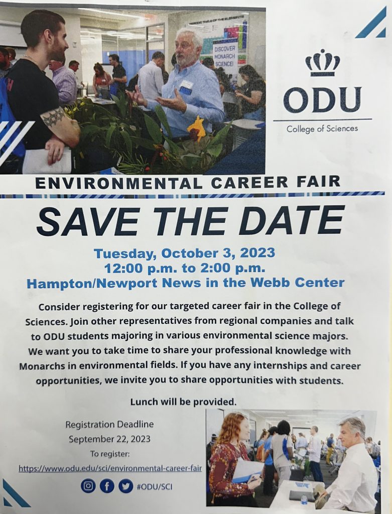 ODU Environmental Career Fair - MAP Environmental